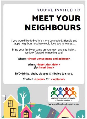 Invitation and Letter Templates | Neighbourhood Connect